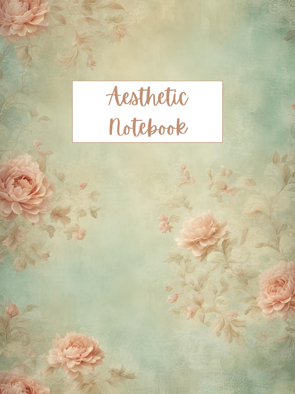 Minimal Aesthetic Notebook – 30-Page Printable Journal (PDF) | Front ...