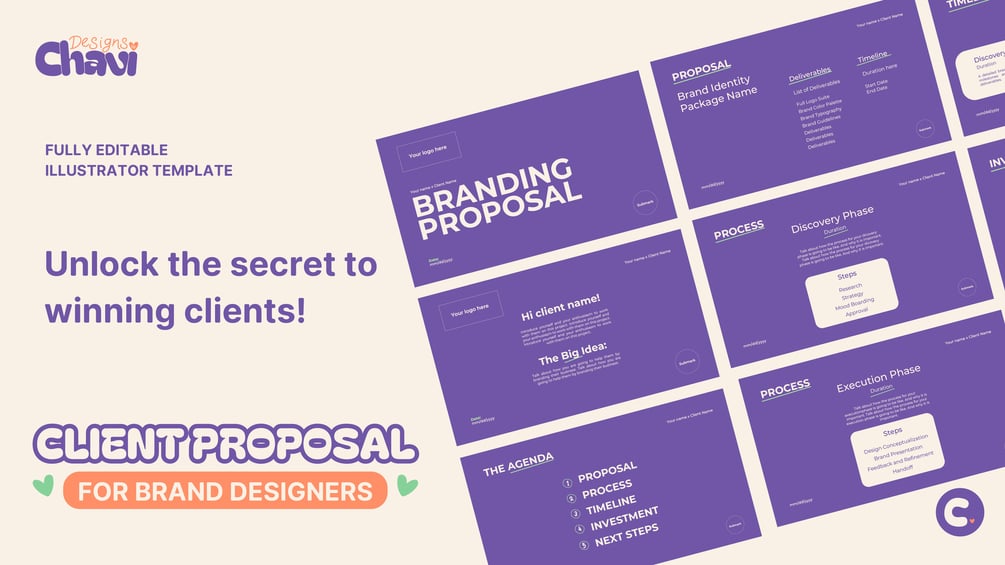 Client Proposal Template for Branding (FULLY EDITABLE)