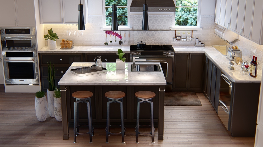 Detailed Lumion 9 Kitchen