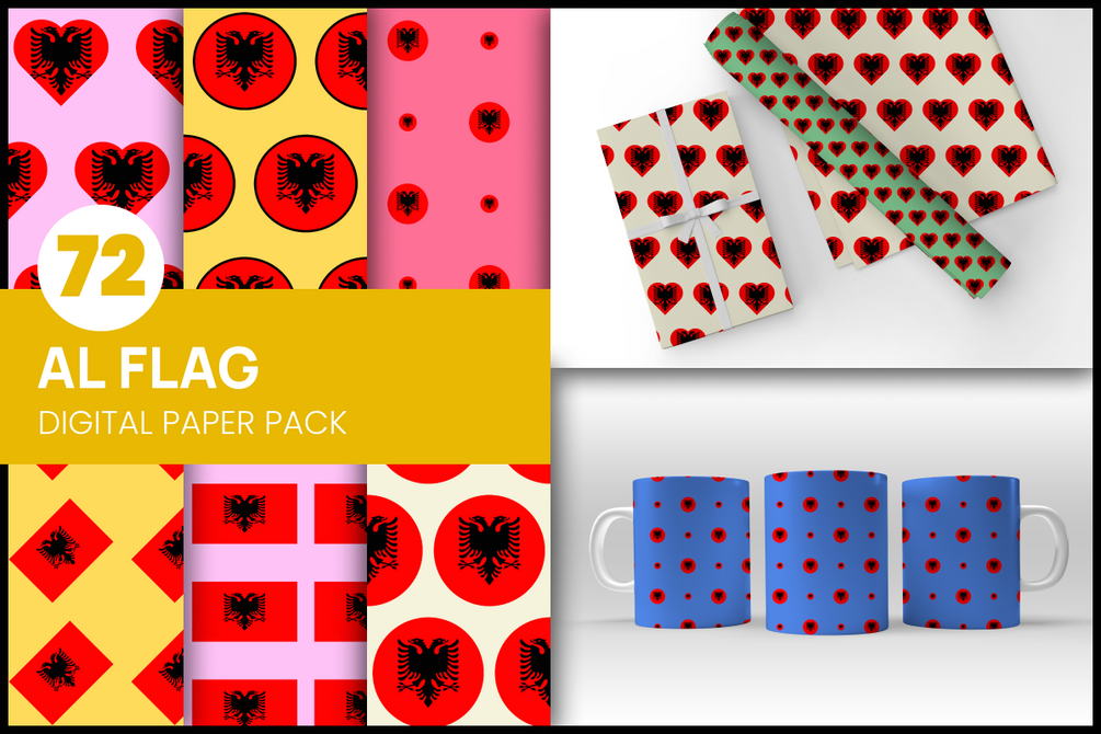 AL Flag Seamless Patterns