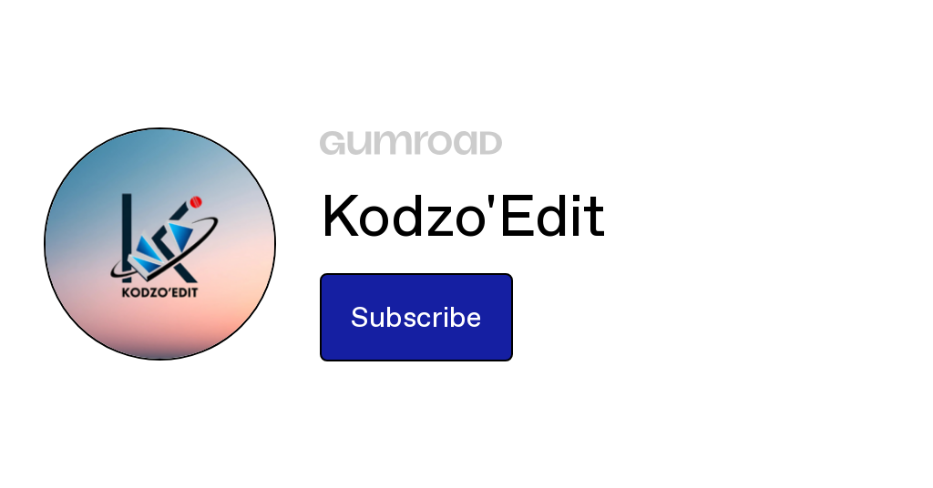 Kodzo'Edit