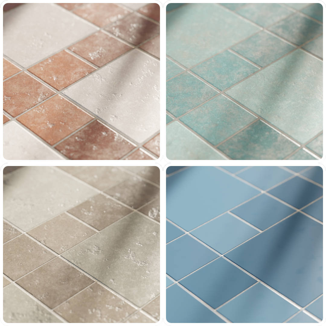 Procedural Mixed Tiles Material for Blender 3D