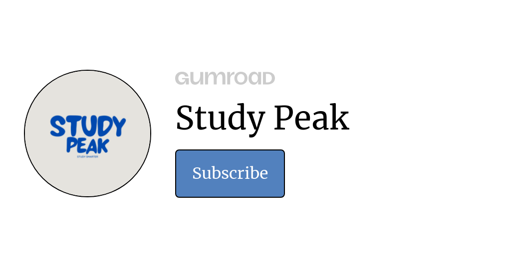 Study Peak