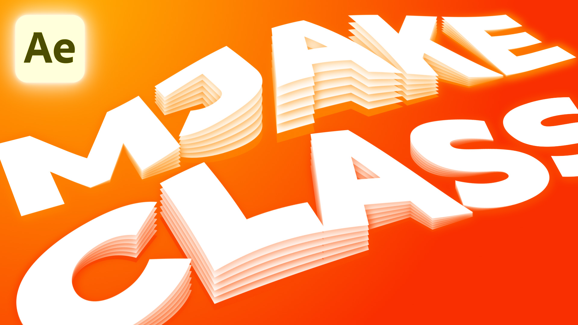 3D Folding Text Wave Visual Effect Animation using Adobe After Effects
