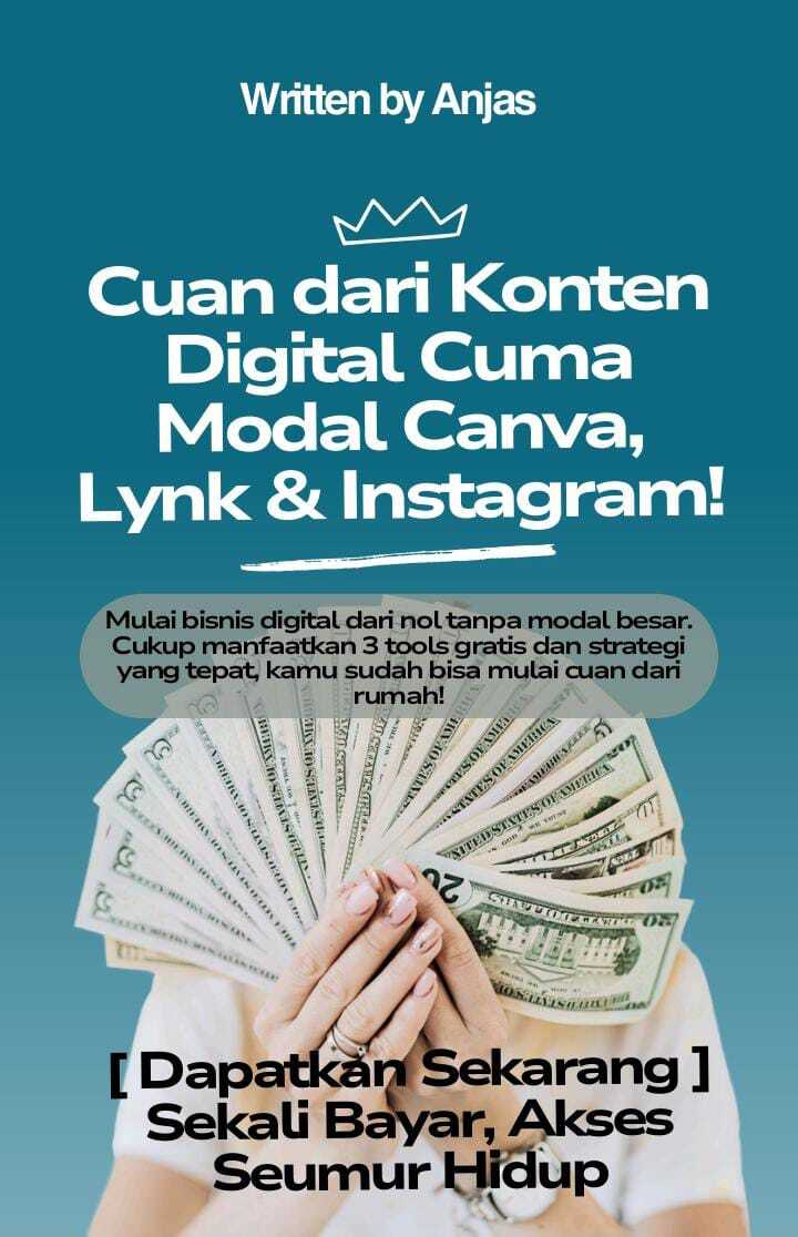 Cuan dari Konten Digital Cuma Modal Canva, Lynk & Instagram!