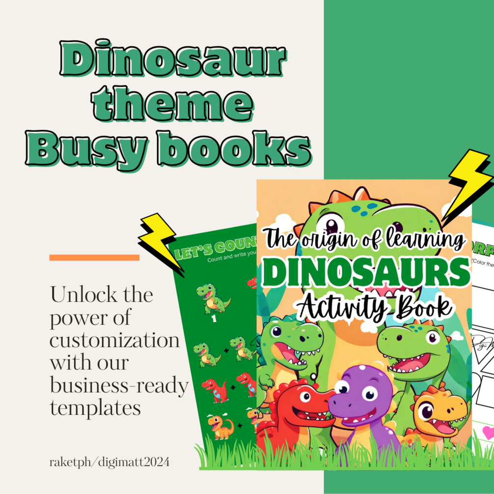Dinosaur Busy Books!