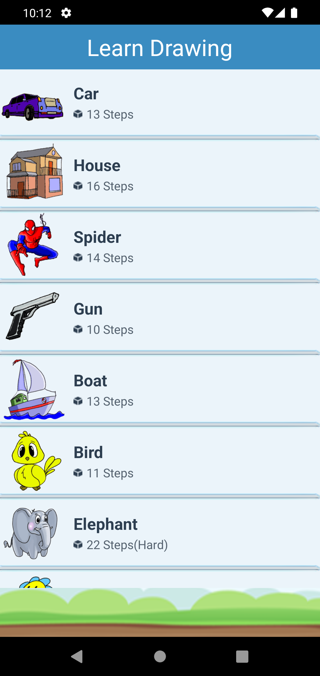 Source Code - Learn Drawing Android App