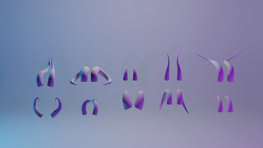 Blues simple universal horns