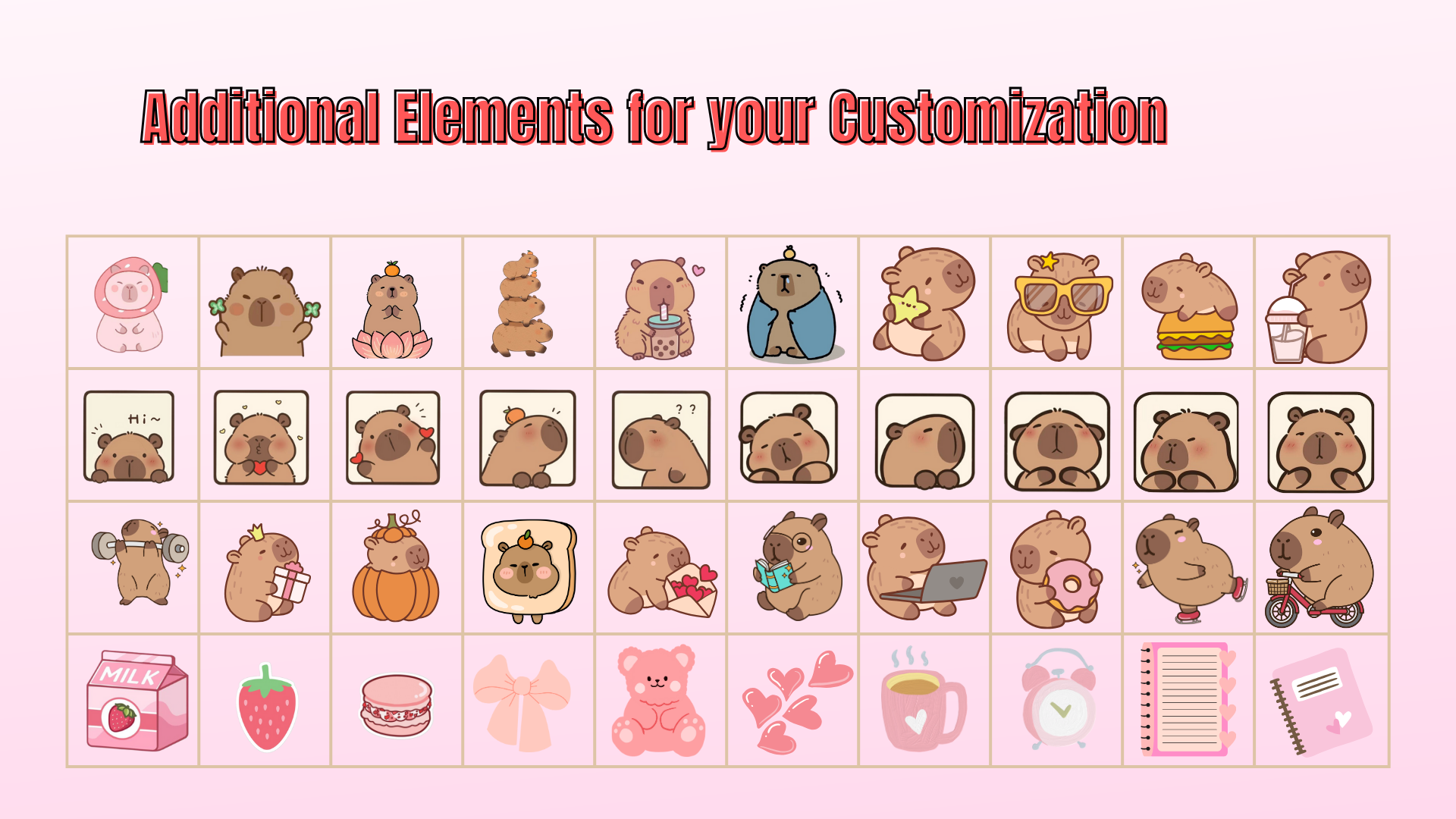 10 Design College Schedule Lock Screen Wallpaper - Capybara Theme ...