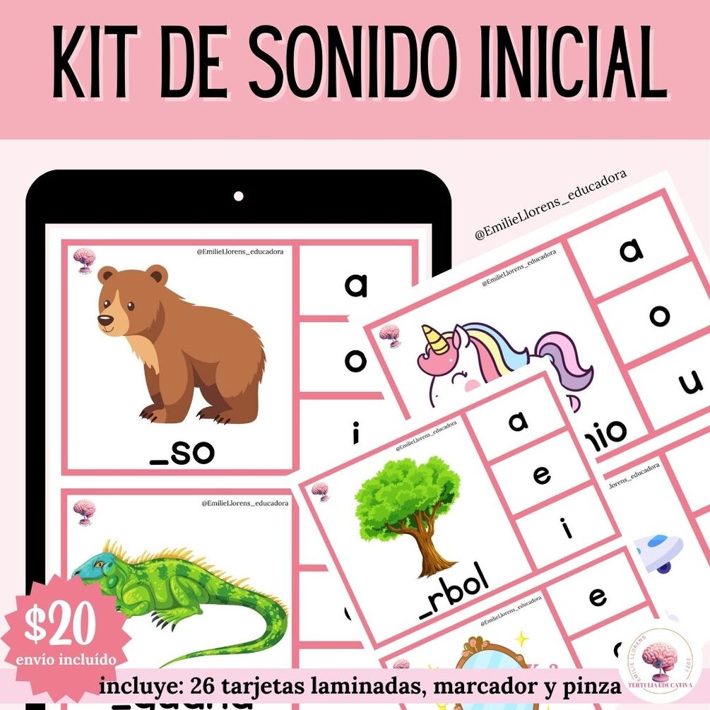 Kit de sonido inicial impreso - con envío incluído