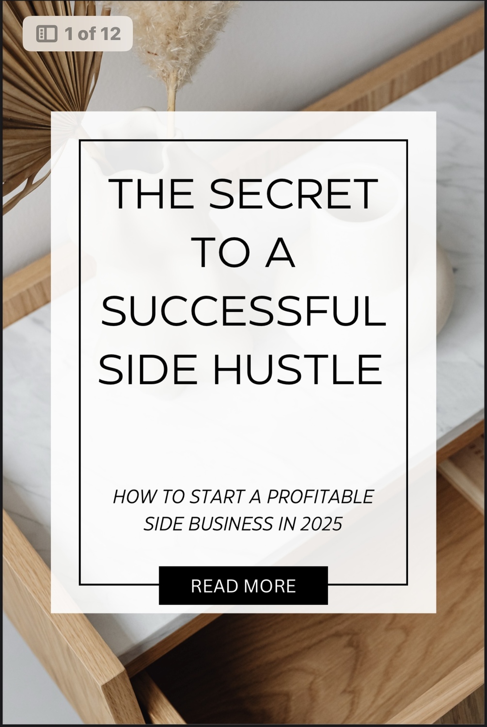 The secret to a successful side hustle