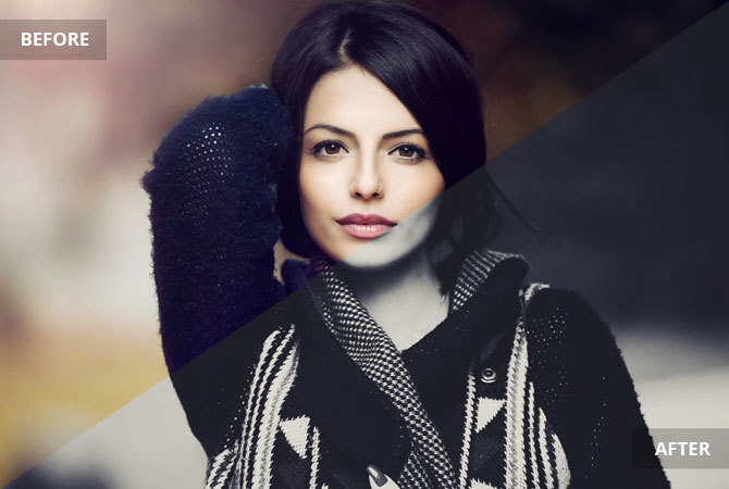 Natural Black Photoshop Action