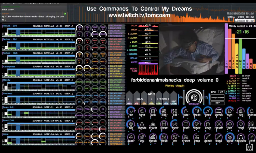 Tom Cosm - Dream Stream 1 (Audio Recording)