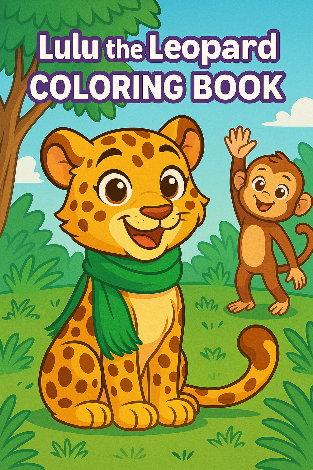 Lulu the Leopard Coloring Book – Jungle Fun & Life Lessons! 🐆🎨