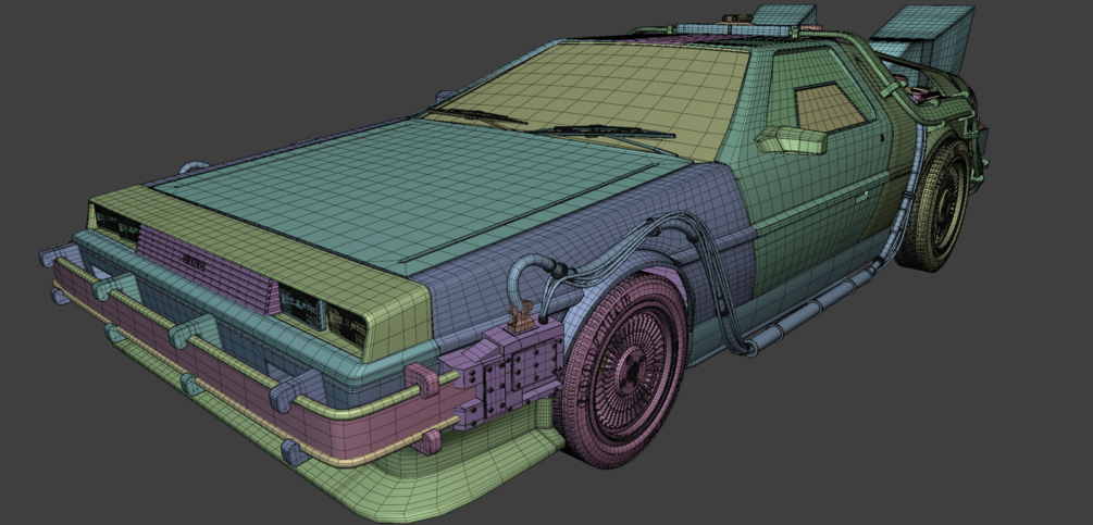 DeLorean - 3D Model