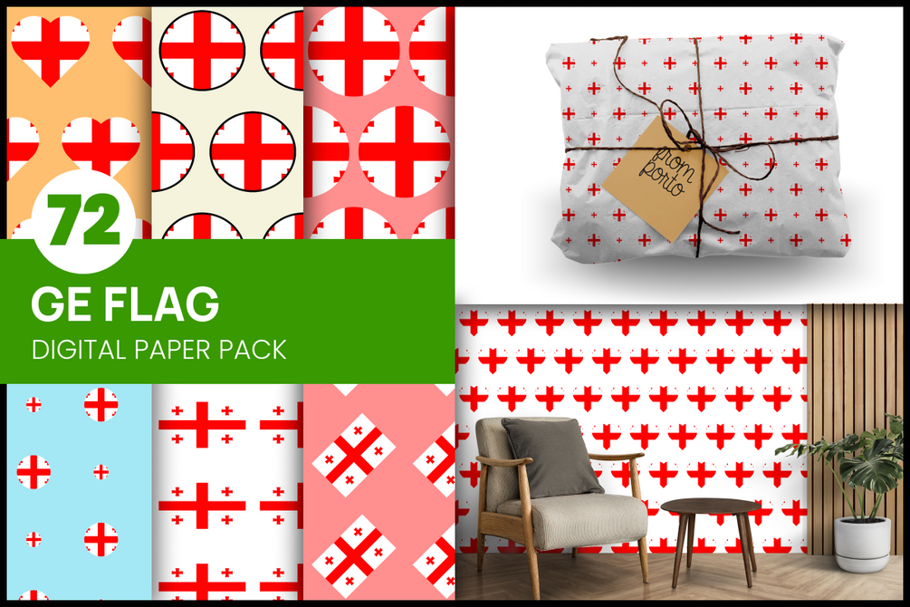 GE Flag Seamless Patterns