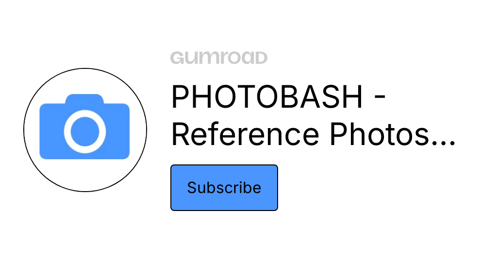PHOTOBASH - Reference Photos For Artists