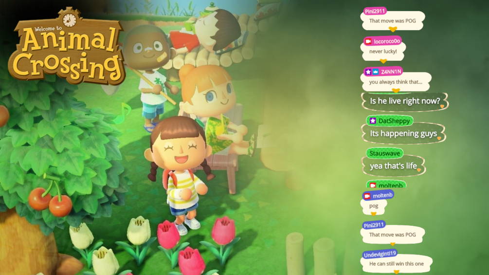 Animal Crossing Custom Twitch Chat