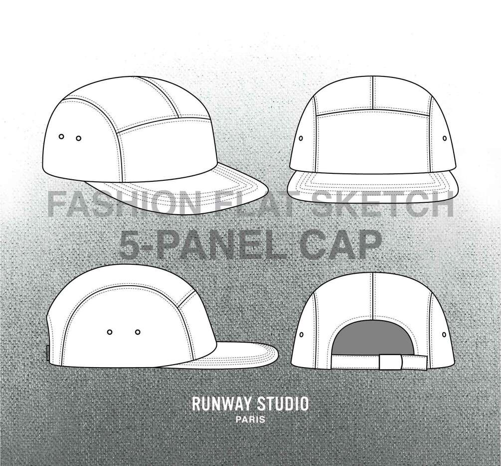 5-Panel Cap Fashion Flat