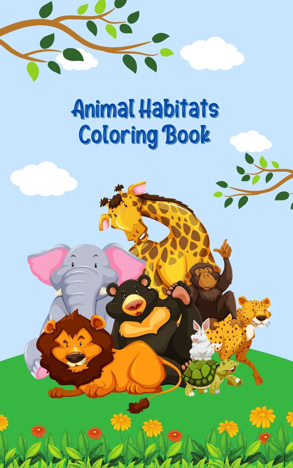Animal Habitats Coloring Book, Fun And Easy Coloring Book