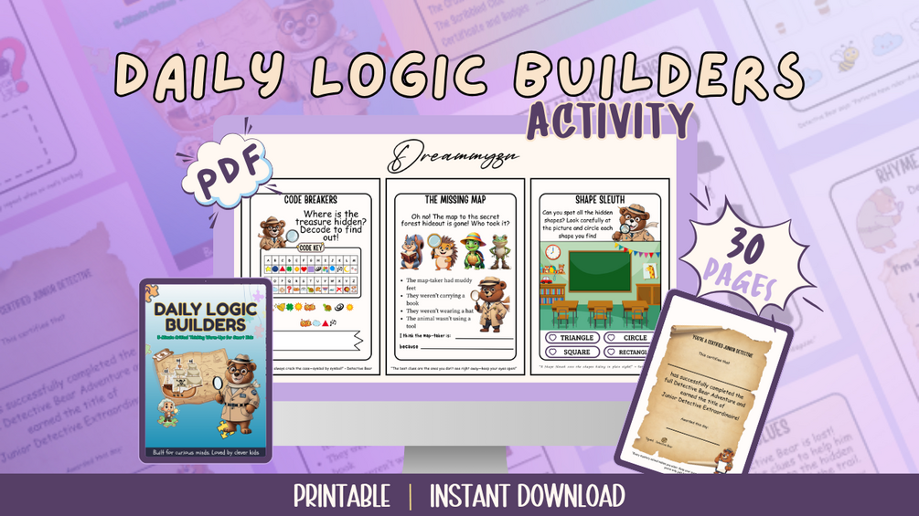 Detective Bear’s Activity Book