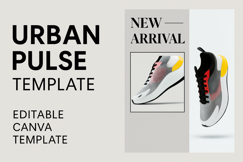 URBAN PULSE TEMPLATE - Editable Canva Template