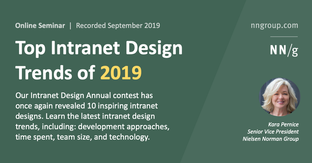 Top Intranet Design Trends of 2019