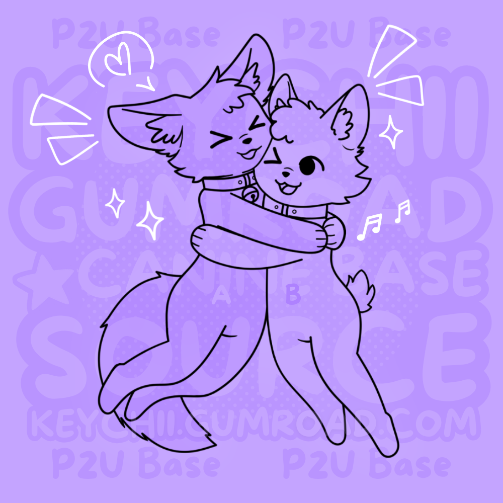 Canine base - Line art