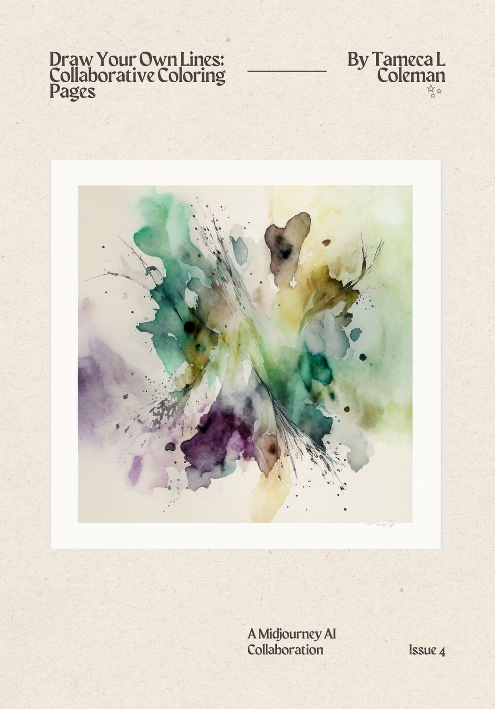 Draw Your Own Lines: Collaborative Doodle Pages, Issue 4