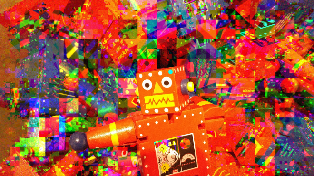 Robot Panic (4K art)