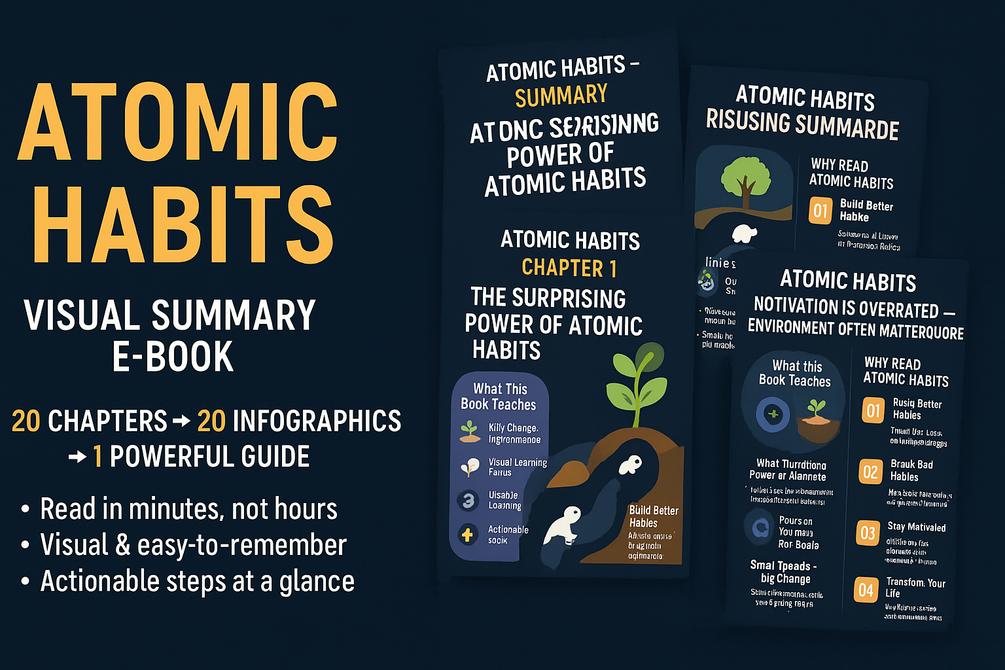 Atomic Habits in 20 pages – every chapter distilled into a powerful ...