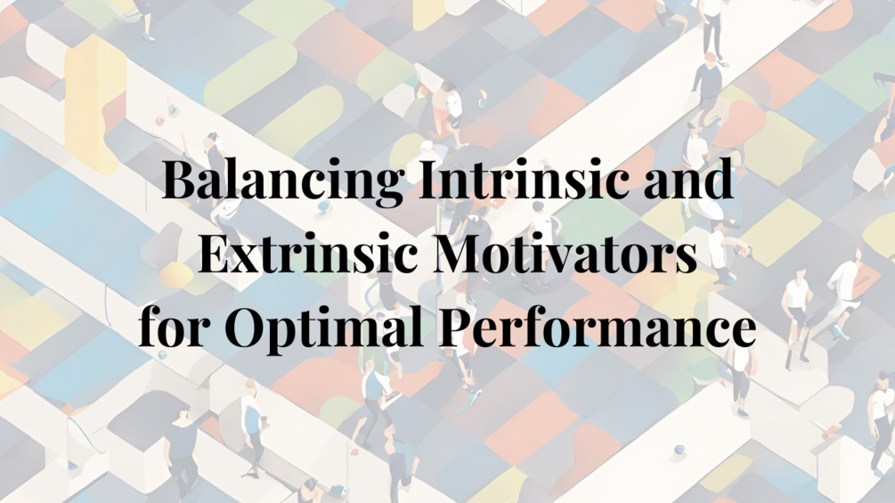 Balancing Intrinsic and Extrinsic Motivators for Optimal Performance