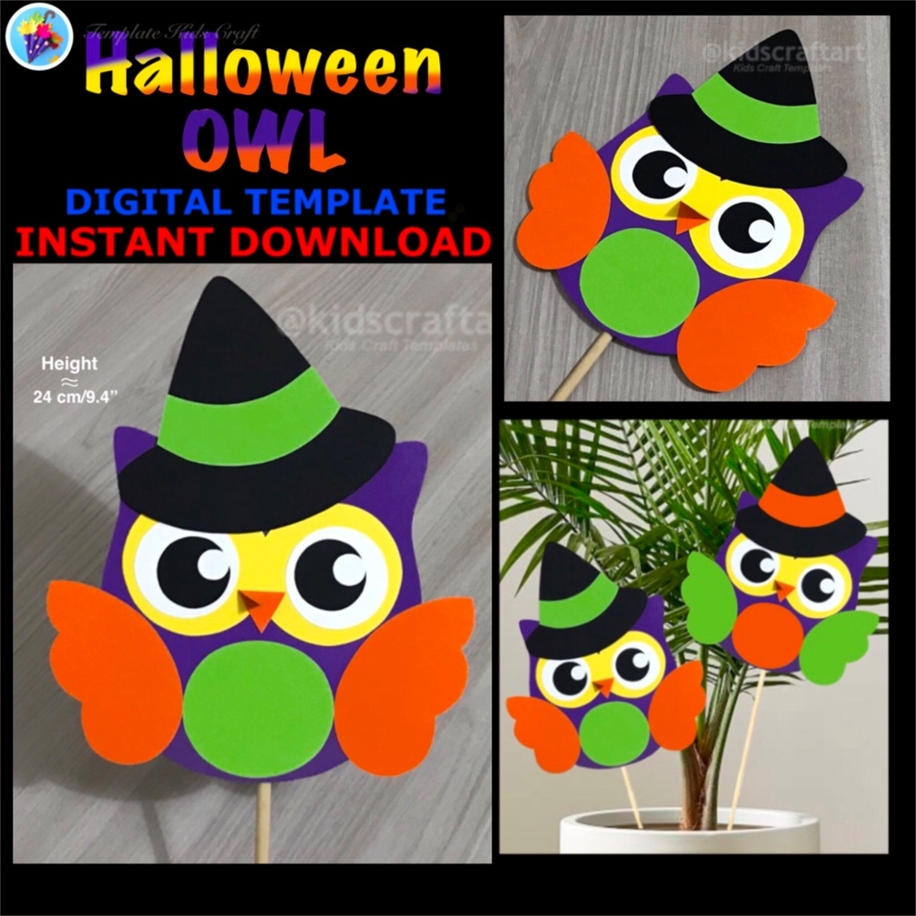 Halloween Owl Crafts Bulletin Board Kindergarten Decor Fall Autumn Craft