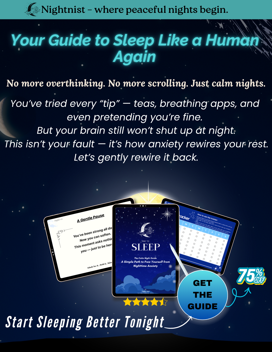 💤 Your Guide to Calm Nights A Simple, Gentle Toolkit to Finally Sleep ...