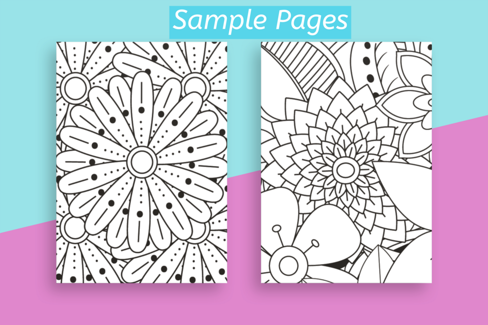 Big and Easy Large Print Coloring Book for Adults (Digital Copy)