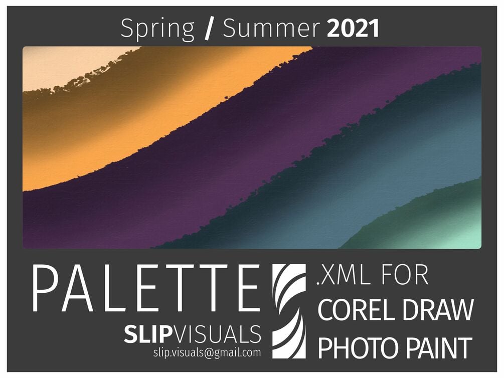 Corel Draw Colour Palette | Spring / Summer 2021 Harmonised