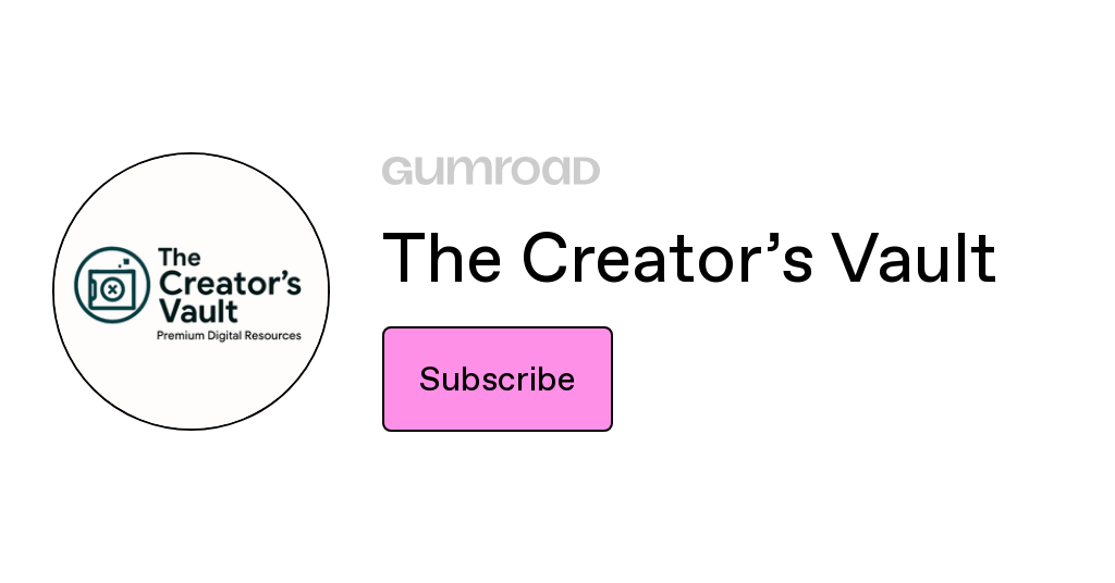 The Creator’s Vault