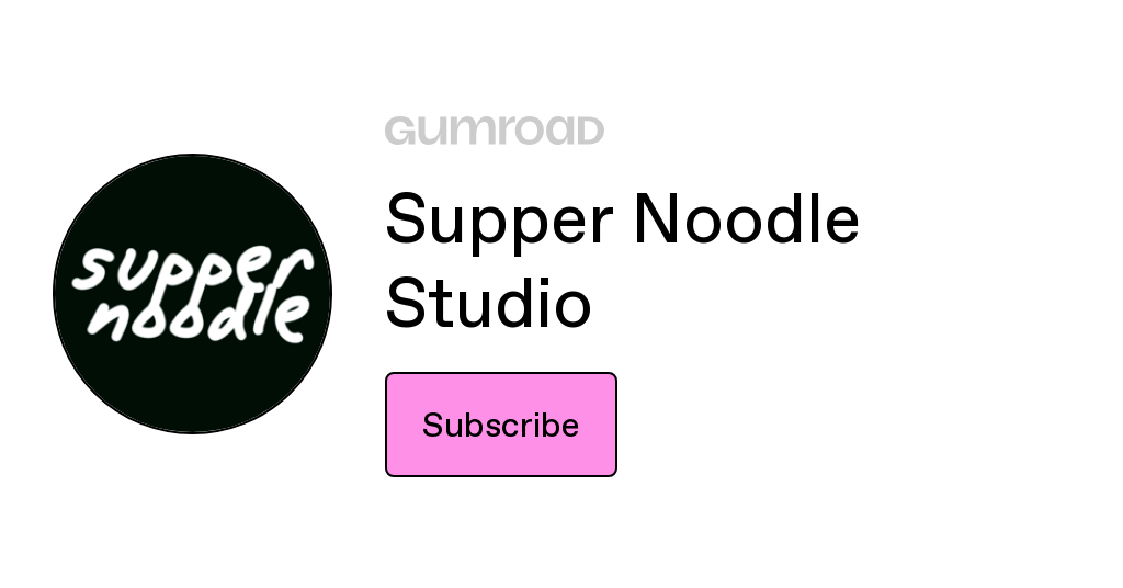 Supper Noodle Studio