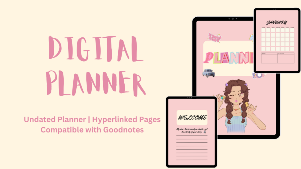 Simple Undated Digital Planner