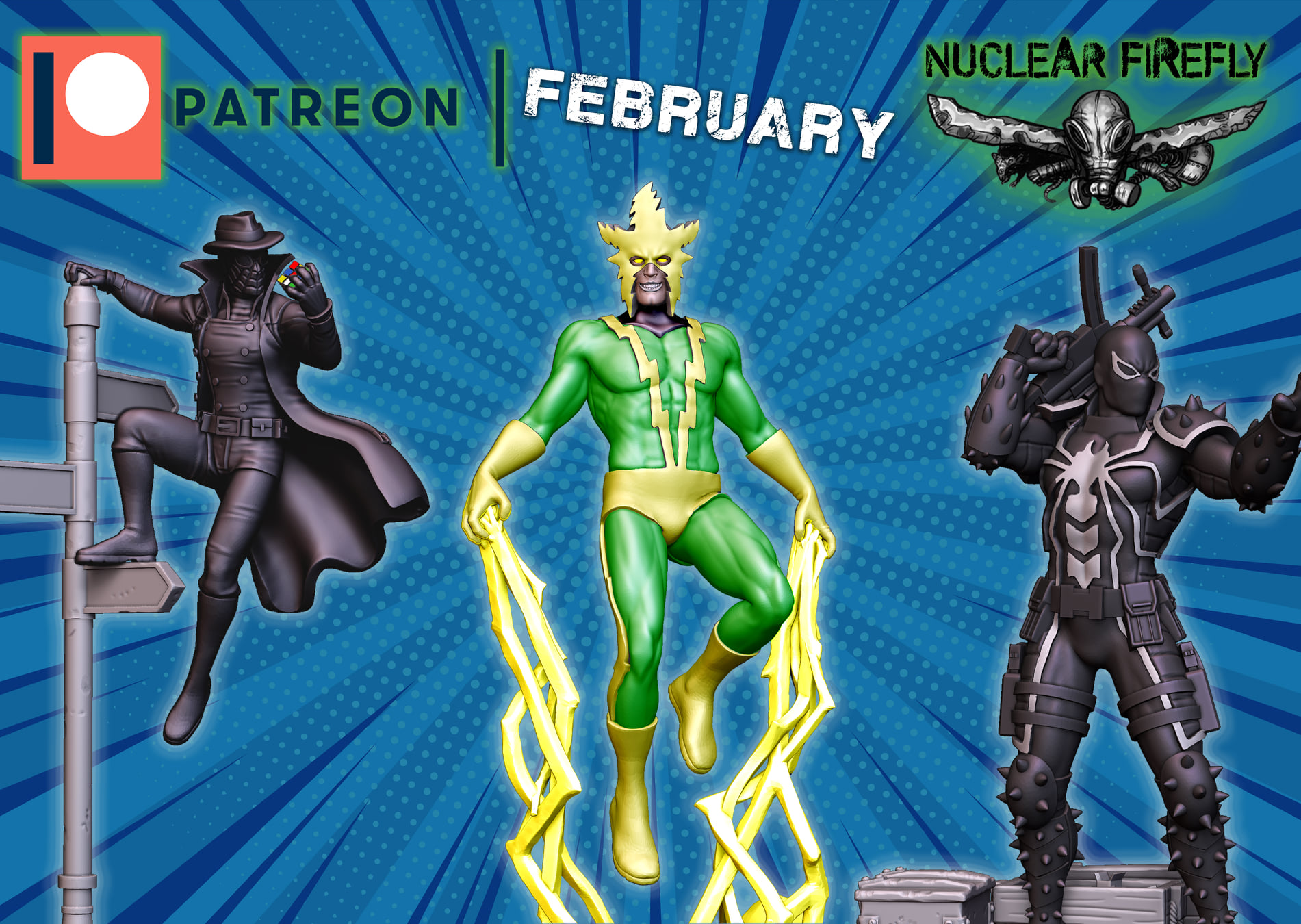 Miniatures of the month in the Nuclear Firefly Patreon and news on ...