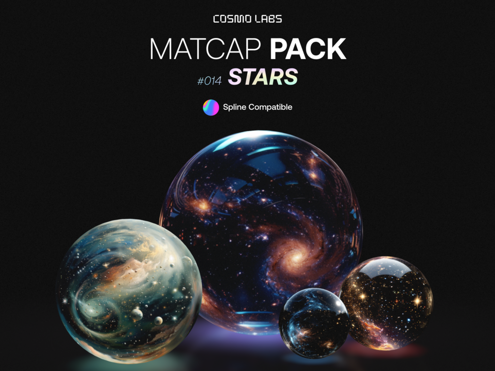 Matcap Pack - Stars and Space