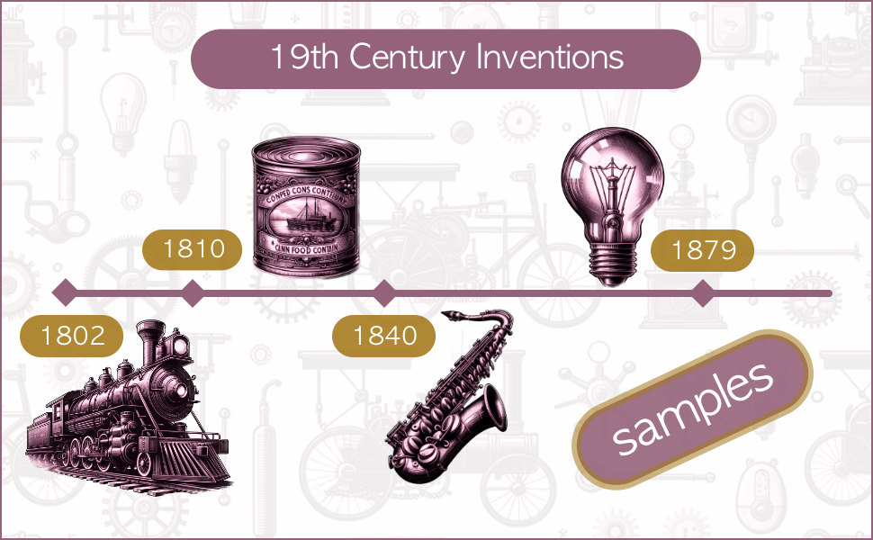Variety Puzzle Book for Adults - 19th Century Inventions