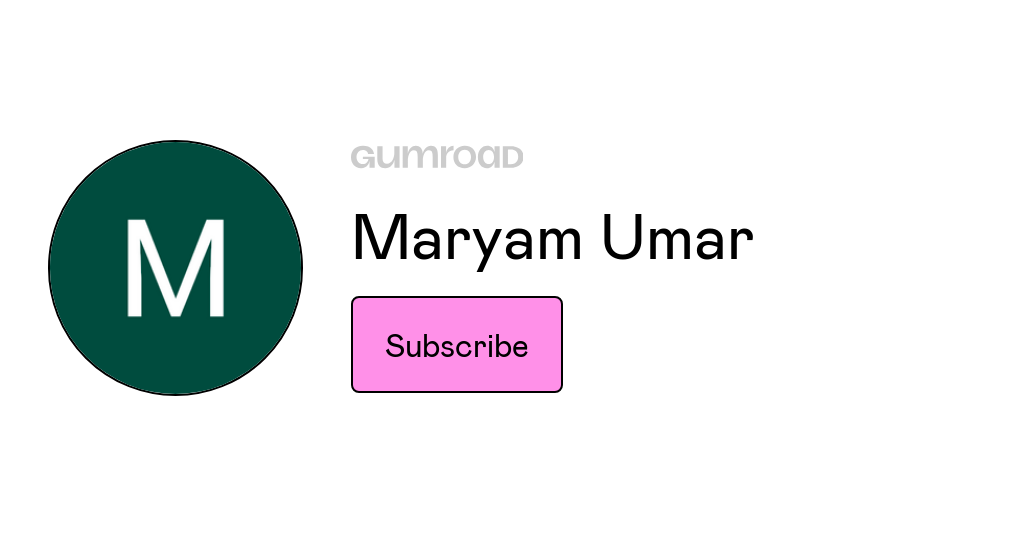 Maryam Umar