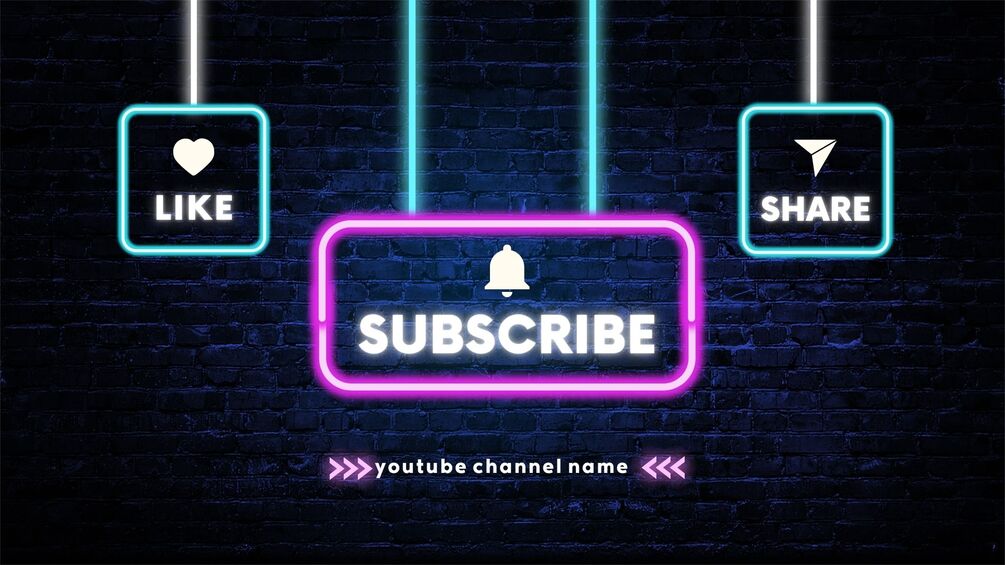 youtube outro background