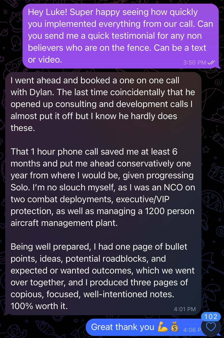 1 Hour Coaching Call