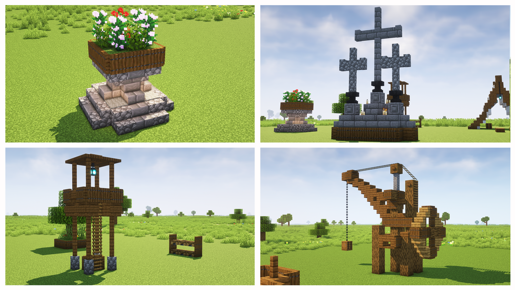 Minecraft Decorations Pack [MC Version 1.19.4 & Above]
