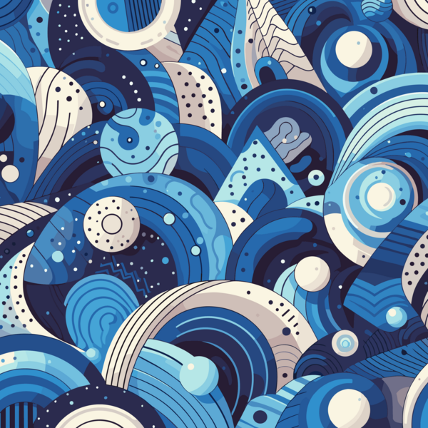 Abstract Blue Design Bundle