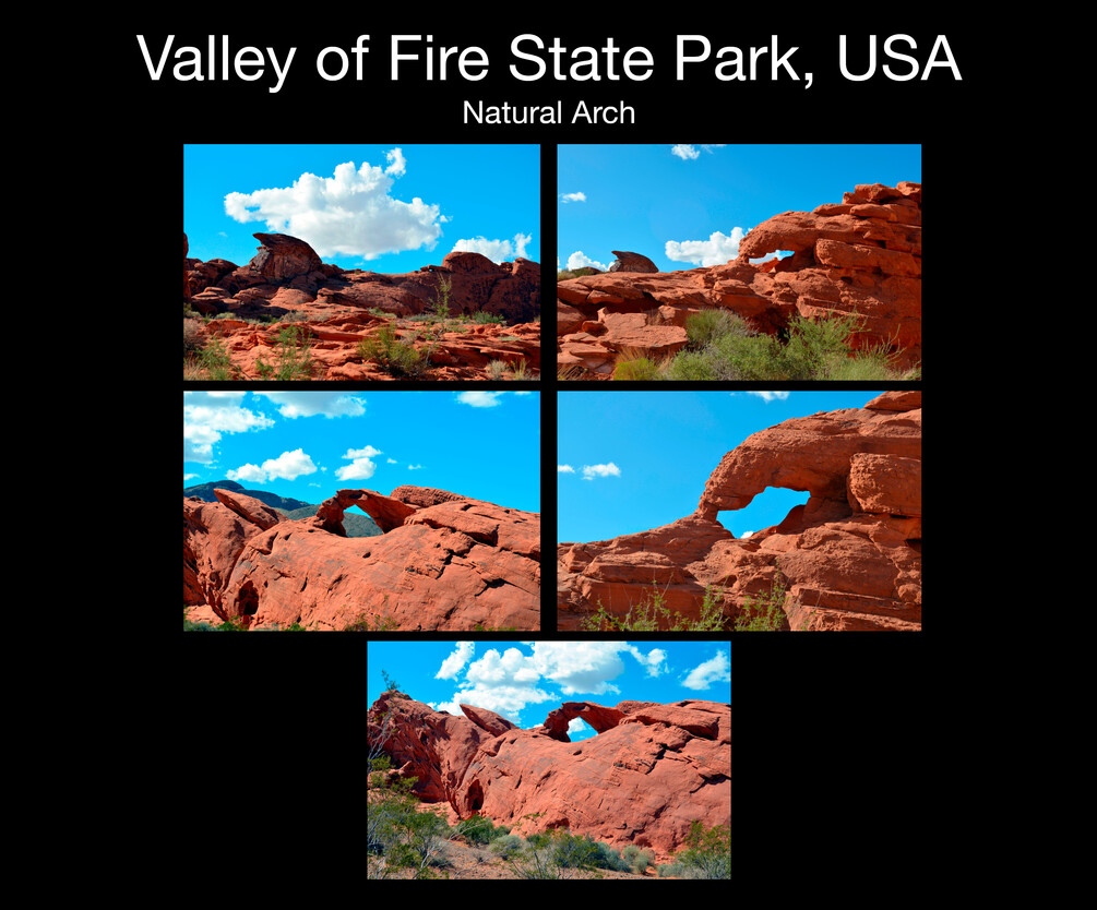 Five pack - Photography - Valley of Fire - Arches