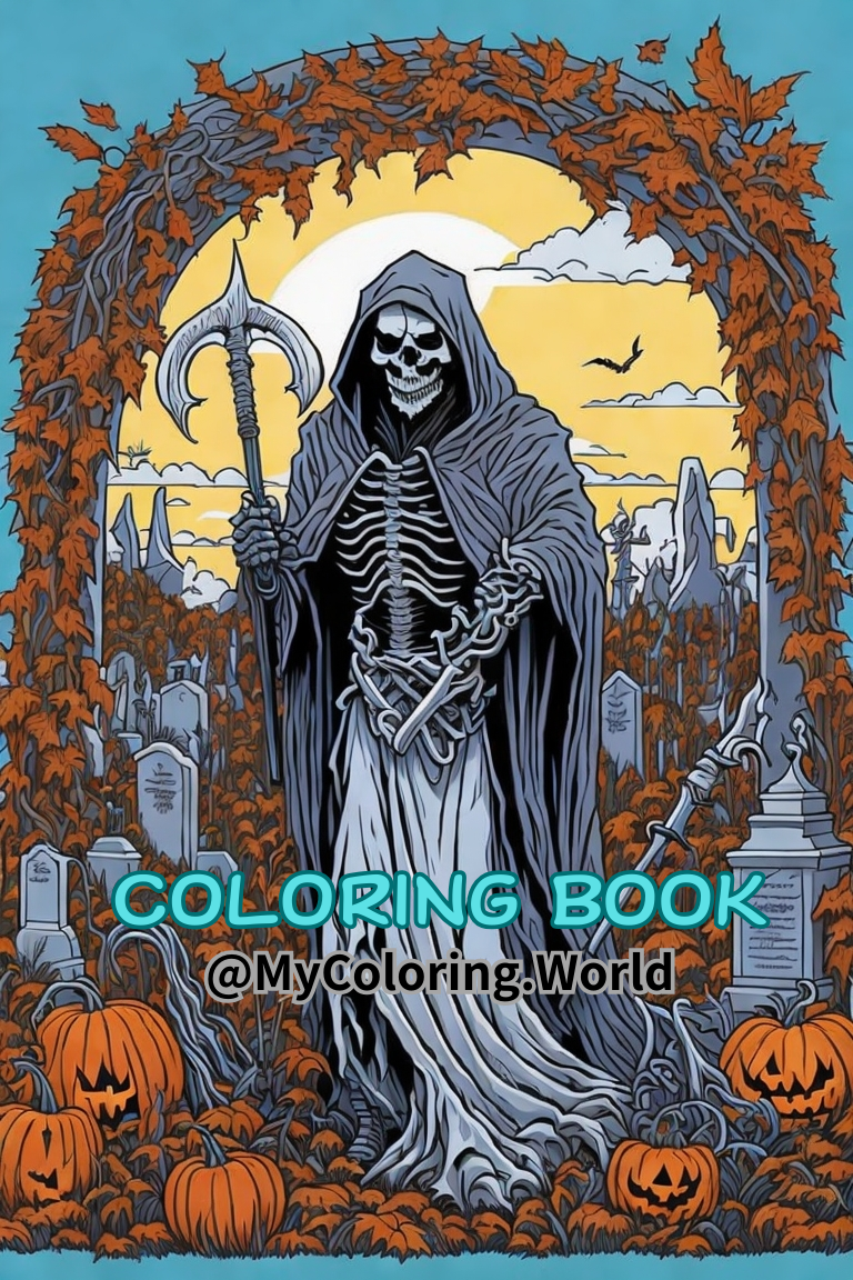 Halloween Mixed theme 003 Coloring book