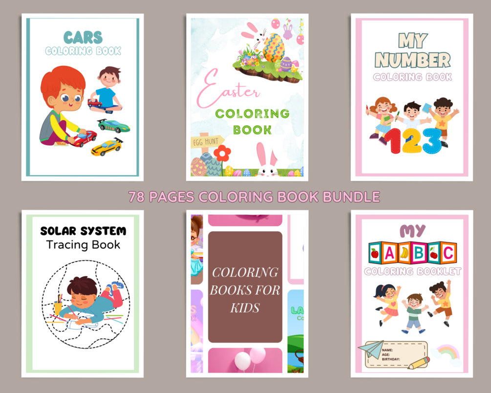 BUSY BOOK | COLORING BOOK FOR KIDS